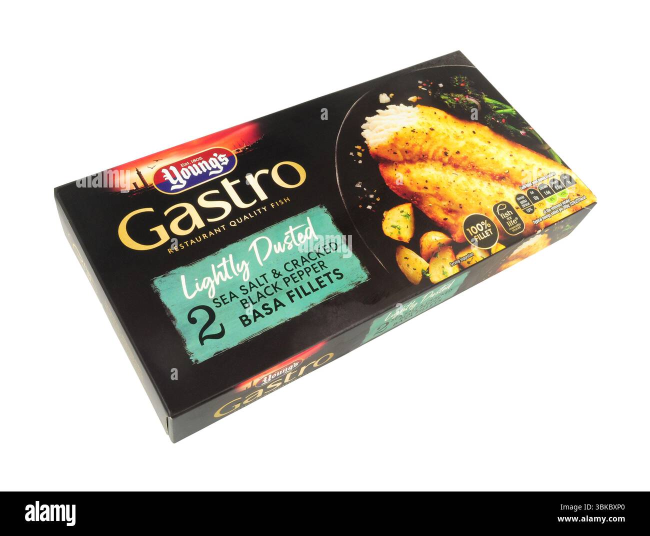 Sea salt and black pepper basa fish hi-res stock photography and images ...