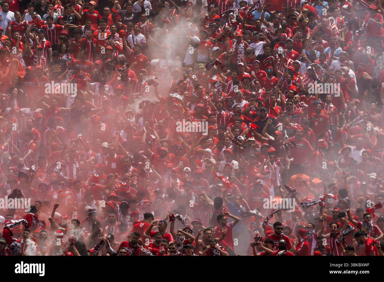Fans of Wydada AC show their support during the FIFA Club World Cup ...