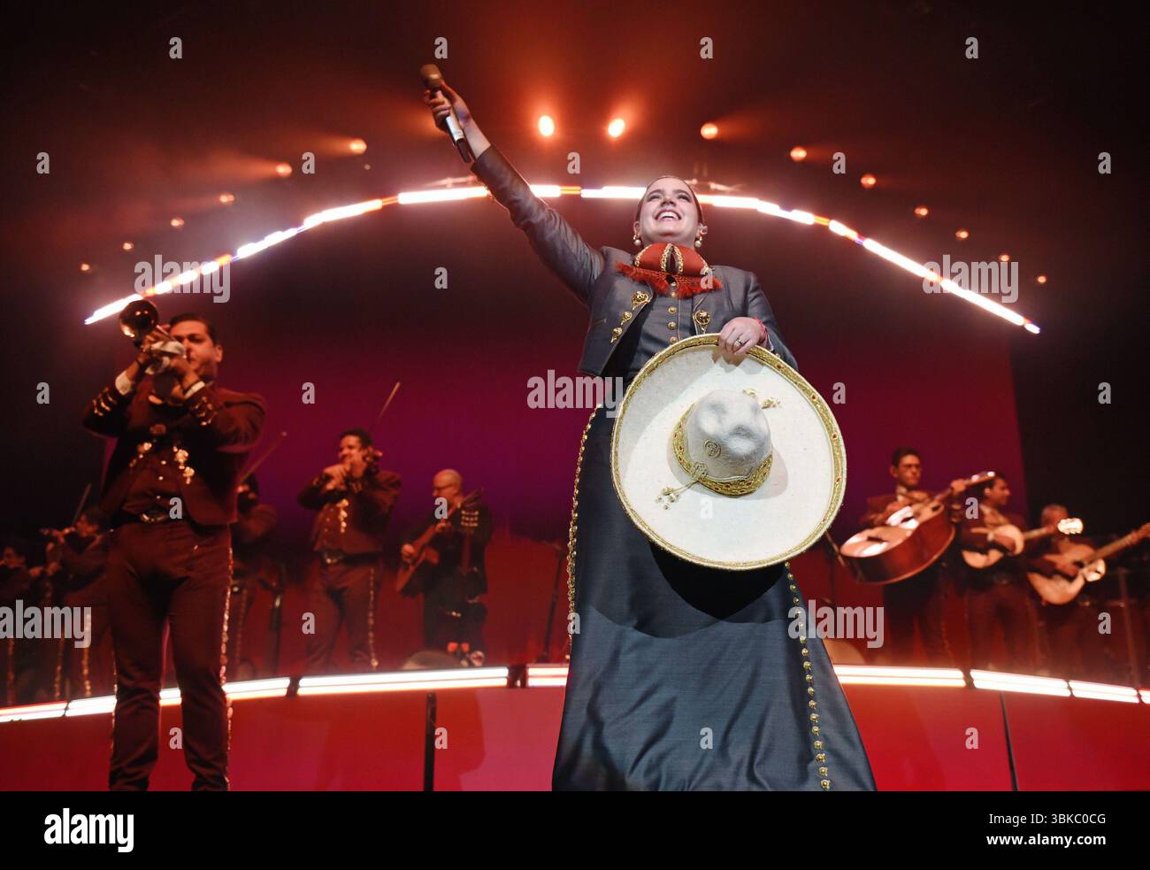 Ga. 19th June, 2025. Camila Fernandez on stage for Alejandro Fernandez ...