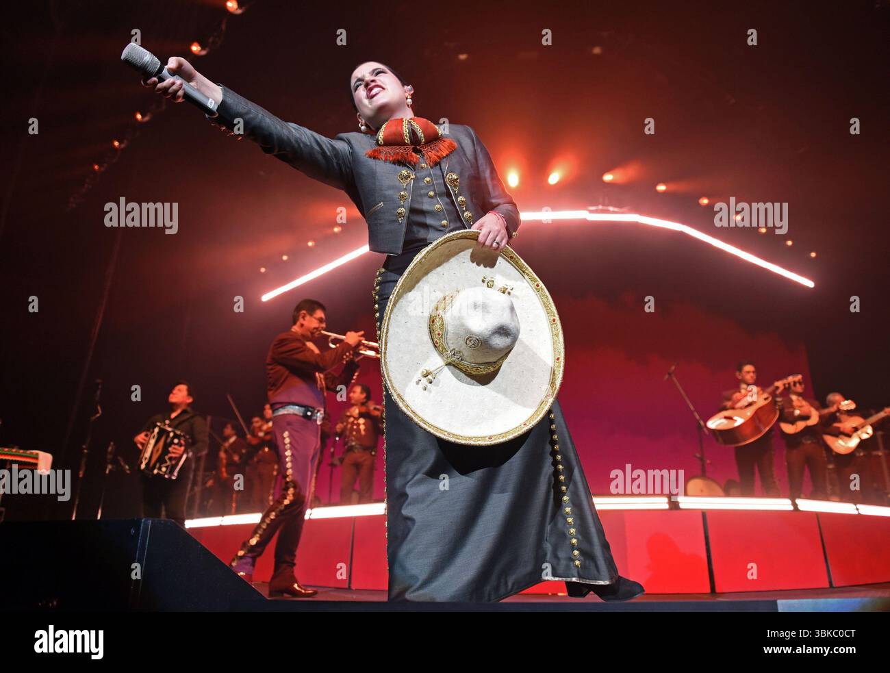 Ga. 19th June, 2025. Camila Fernandez on stage for Alejandro Fernandez ...