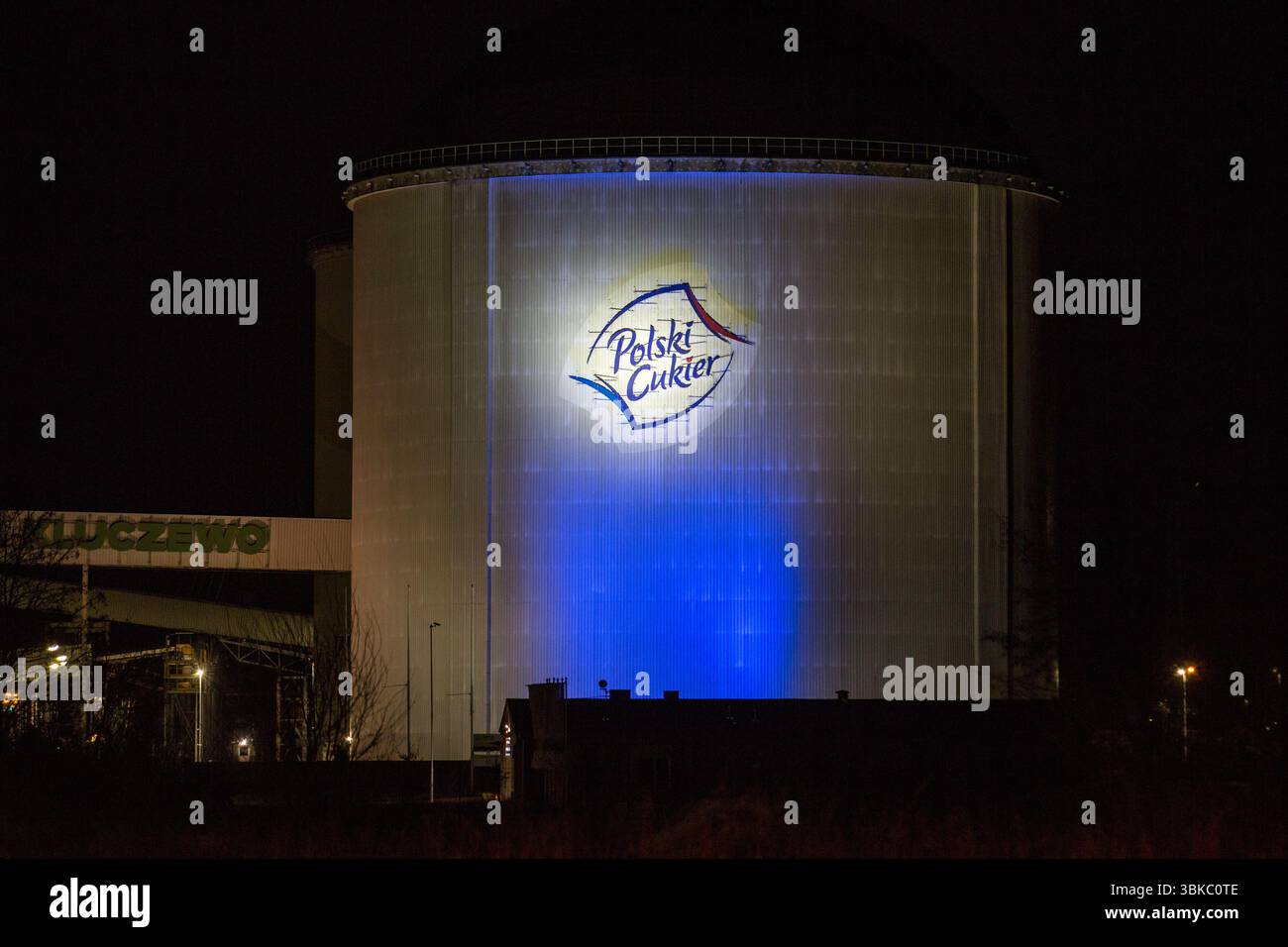 Stargard, Poland. 18th Mar, 2025. Polski Cukier (Polish Sugar) logo is ...