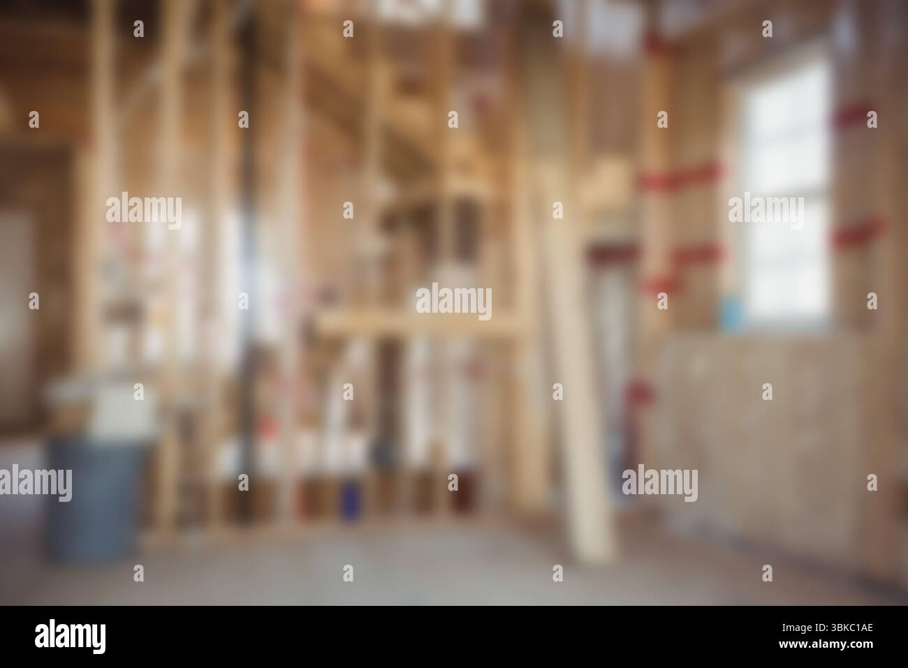 Empty construction site background Stock Photo - Alamy