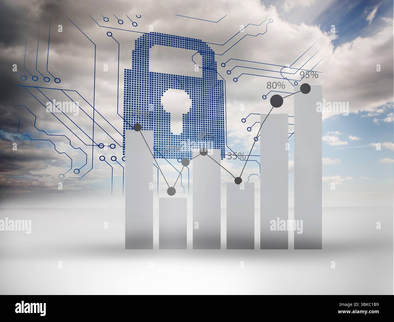 Data privacy on circuit hi-res stock photography and images - Alamy