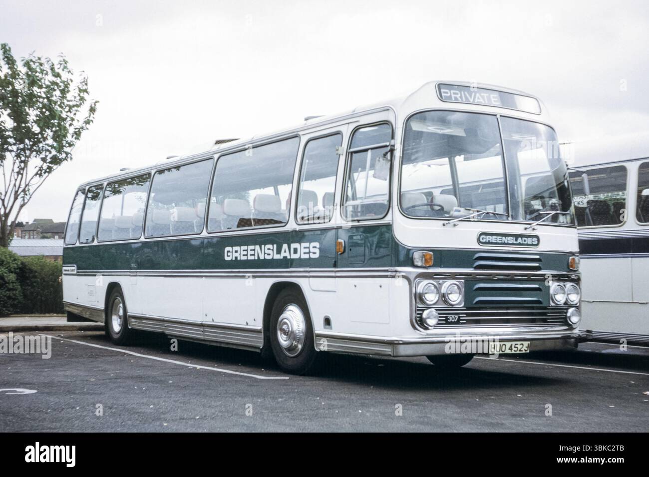 Devon UK - 1973: Vintage image of a Bristol RELH6L coach. Owned by ...