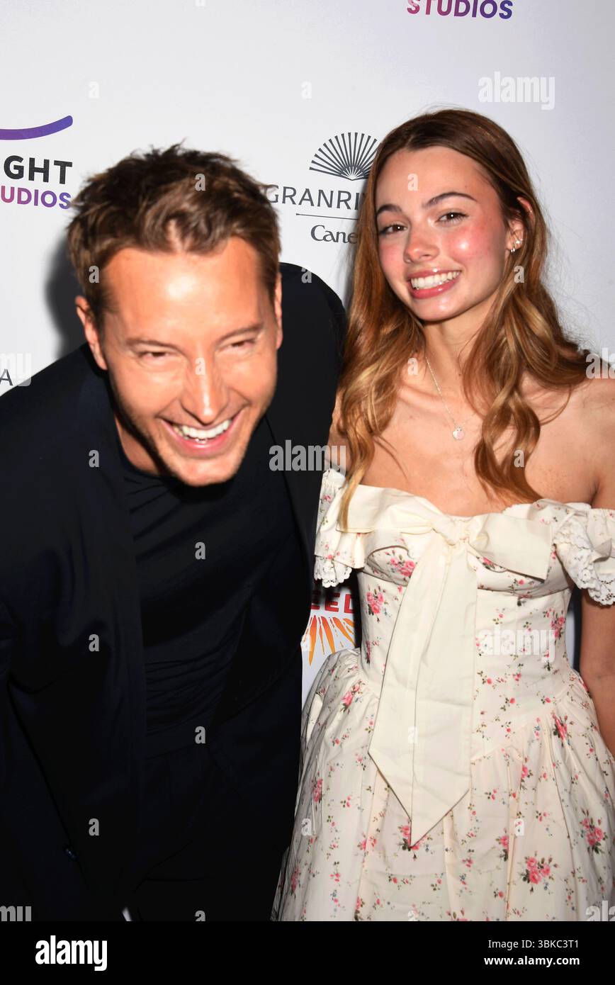 LOS ANGELES, CALIFORNIA - JUNE 18: Justin Hartley and Isabella Hartley ...