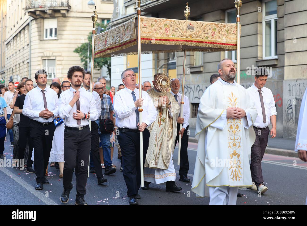 Zagreb, Croatia. 19th June, 2025. Mass celebration on the feast of ...