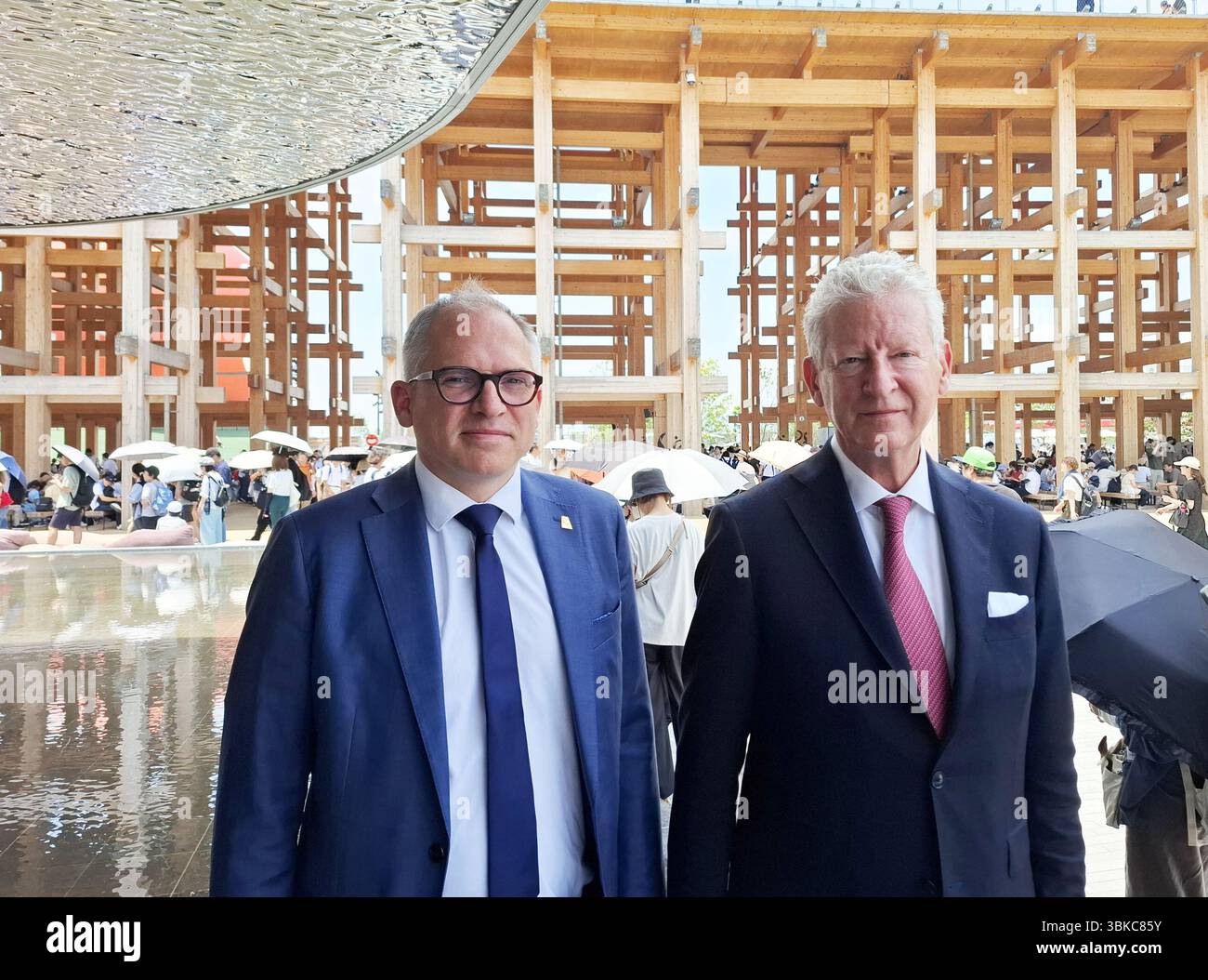 Osaka, Japan. 20th June, 2025. Flemish Minister-President Matthias ...