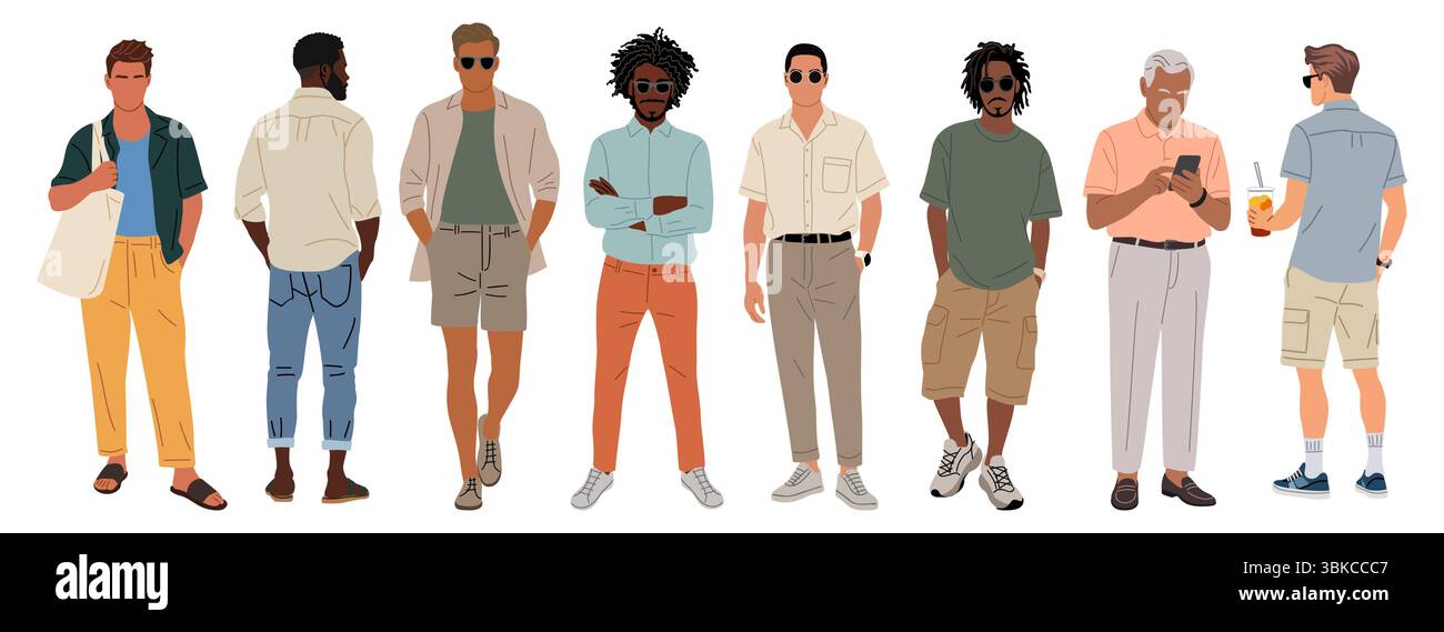 Illustration of types of races Stock Vector Images - Alamy