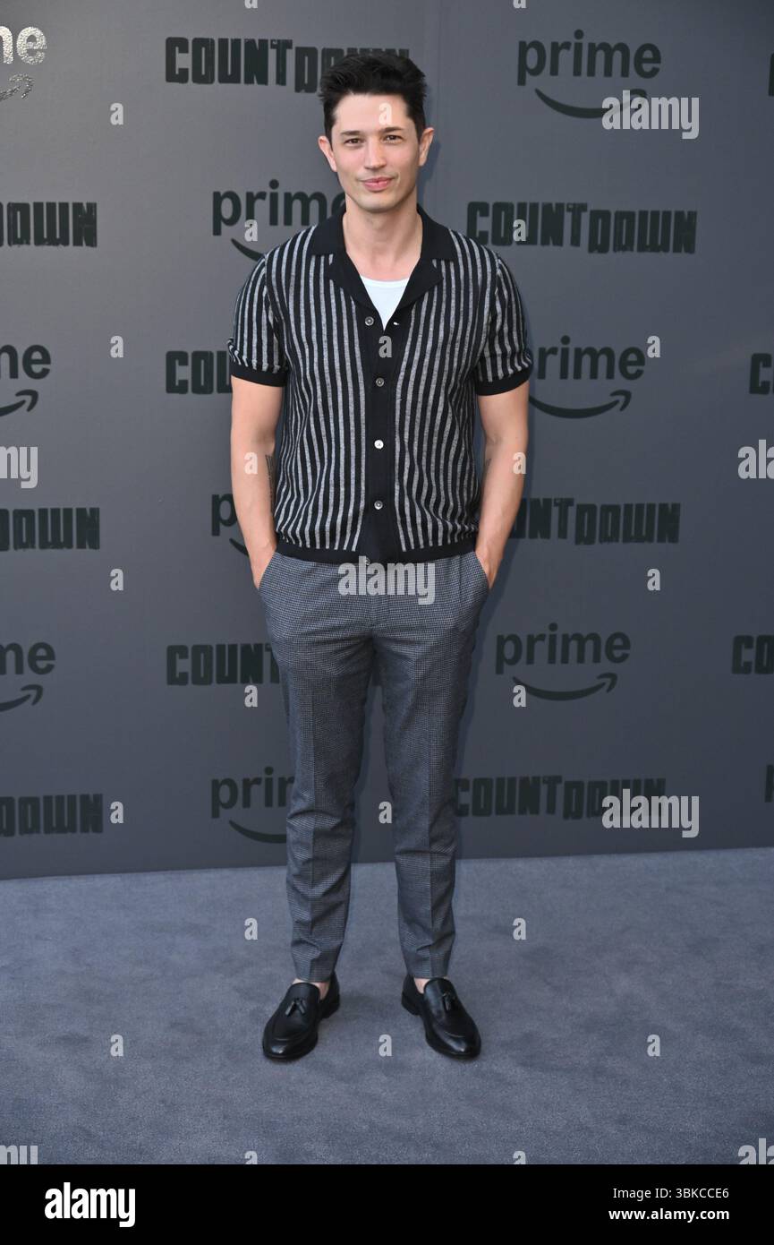 Los Angeles, CA USA - June 18, 2025: Joe Dinicol attends the premiere of the series Countdown ...