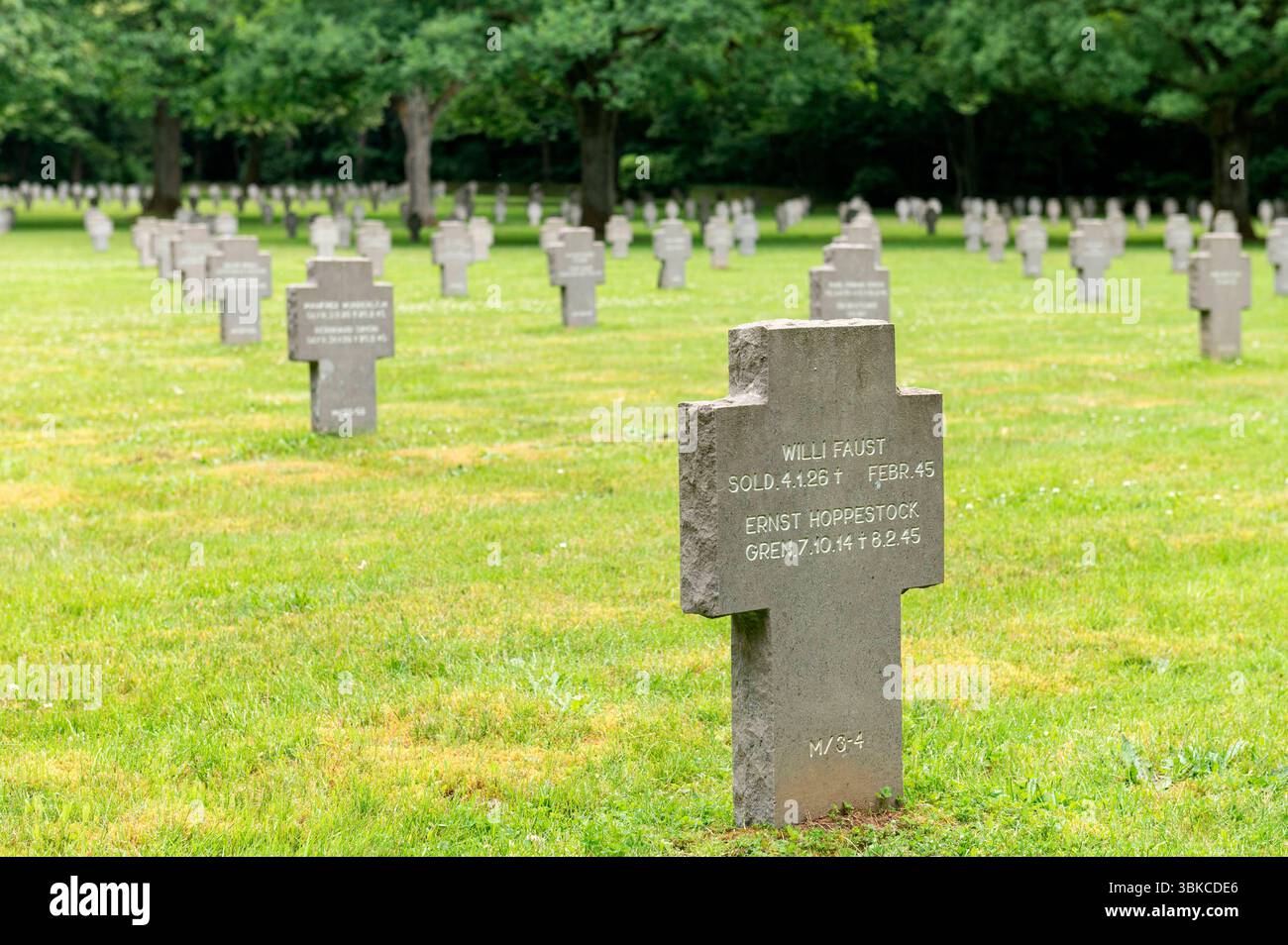 Sandweiler Luxembourg June 2025 Sandweiler German war cemetery Second ...