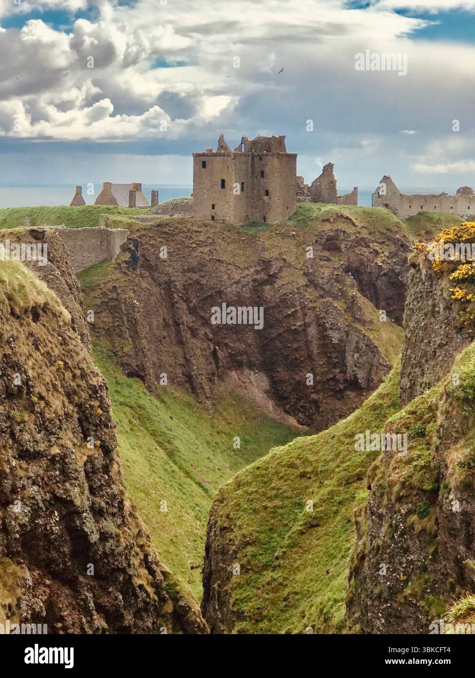 Dunnottar Castle: The Fortress on the Cliffs of Scotland Stock Photo ...