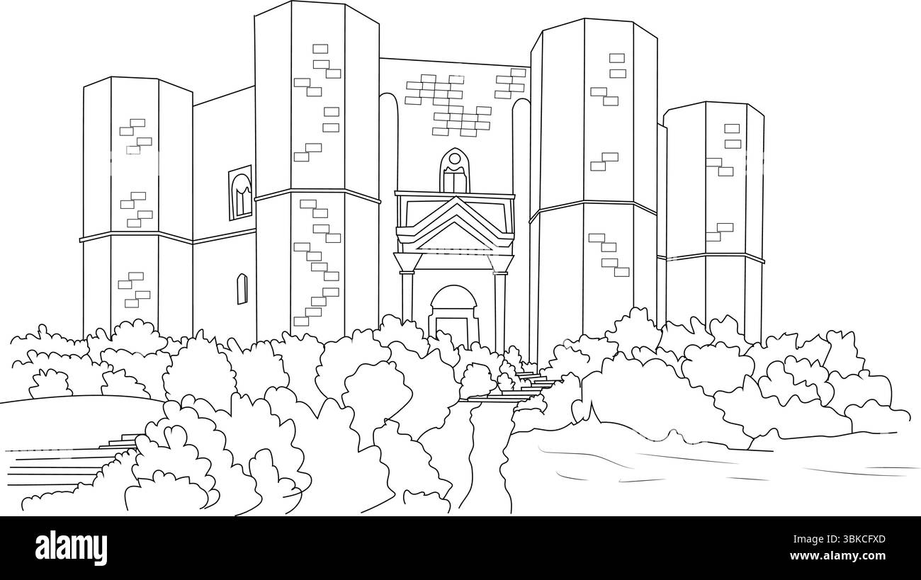 Heritage european site Stock Vector Images - Alamy