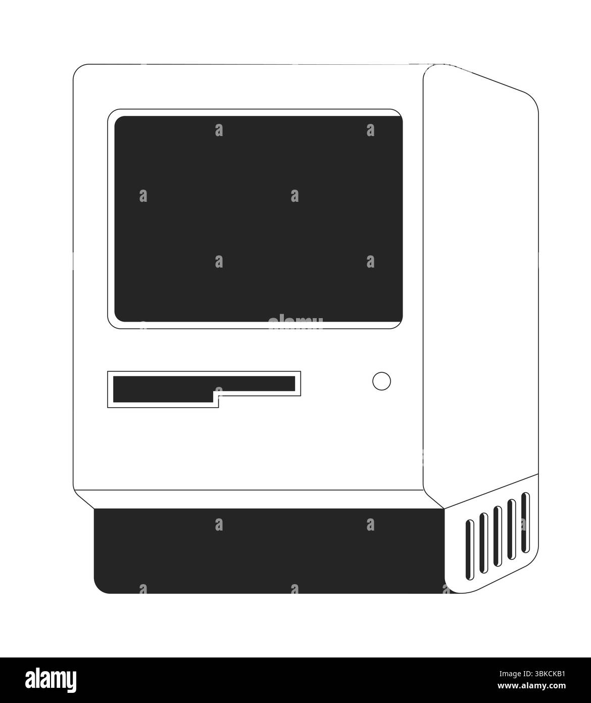 Vintage macintosh screen Stock Vector Images - Alamy