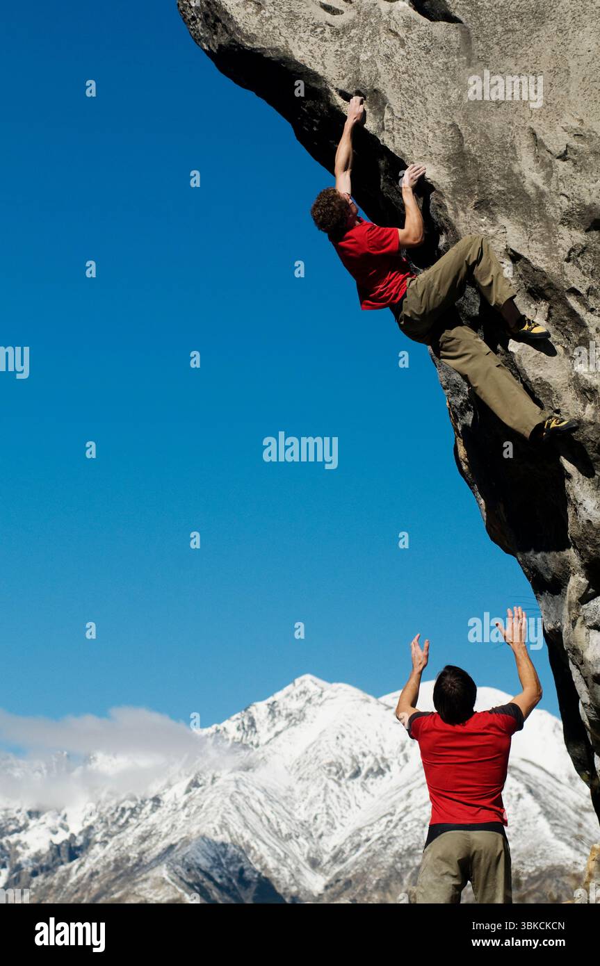 Limestone boulders snow covered hi-res stock photography and images - Alamy