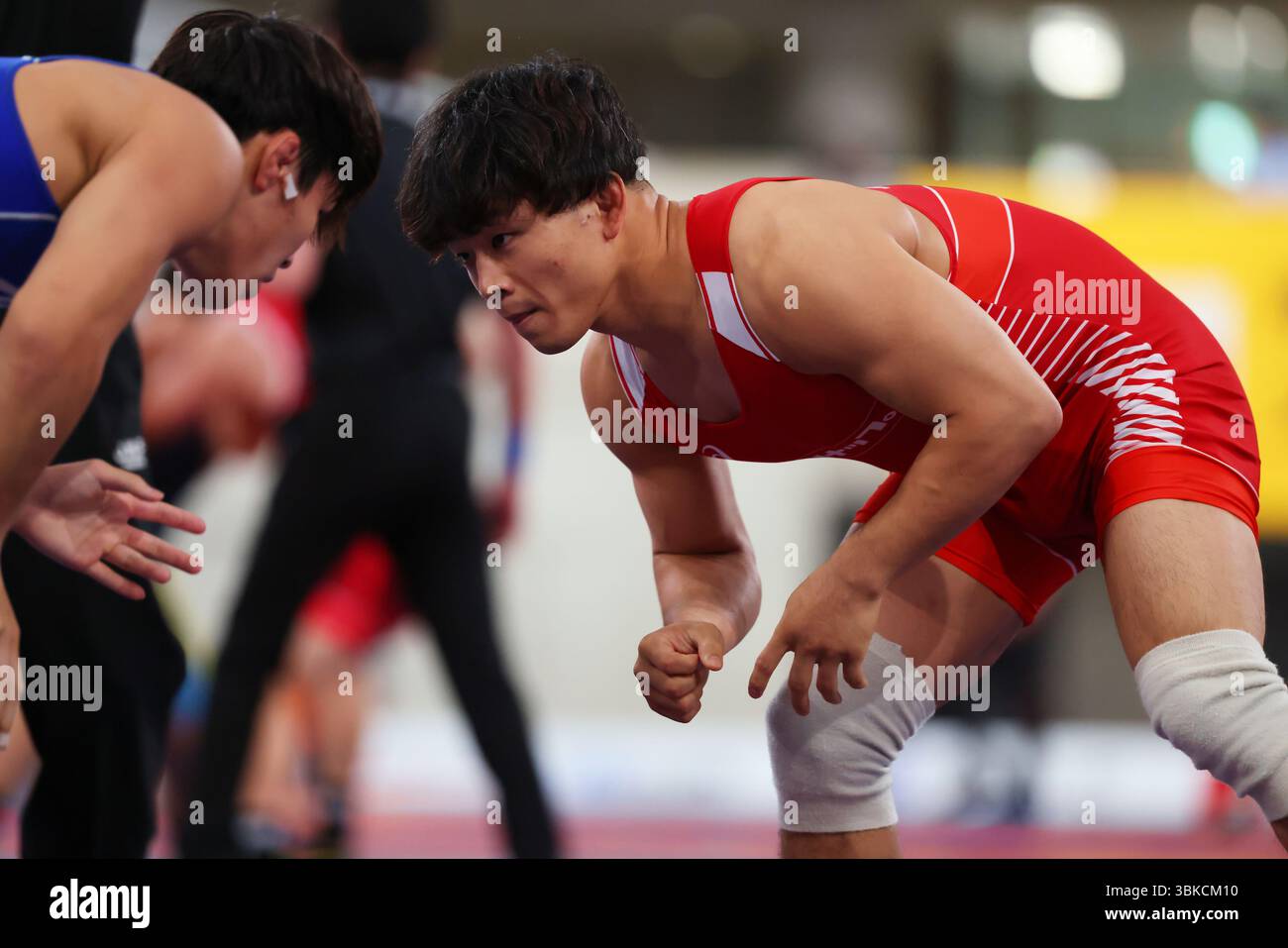 Tokyo, Japan. 20th June, 2025. (L to R) Ryoya Yamashita, Yoshinosuke Aoyagi Wrestling : Meiji ...