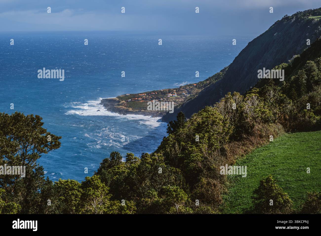 Coastal Landscape of Sao Jorge Island in the Azores Archipelago ...