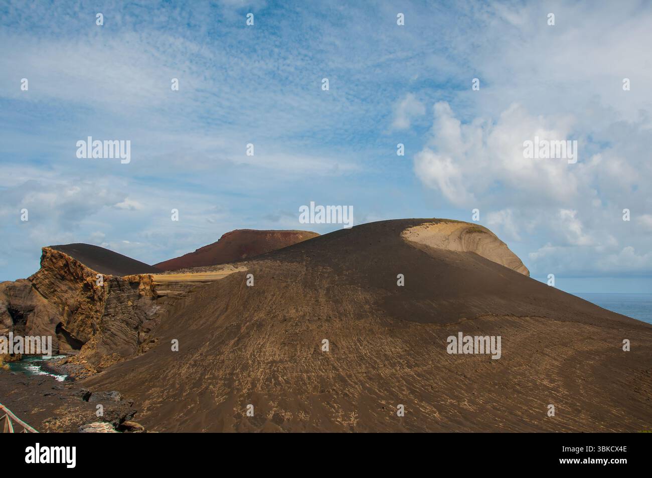 The Capelinhos vulcano in Faial Island, Azores Stock Photo - Alamy