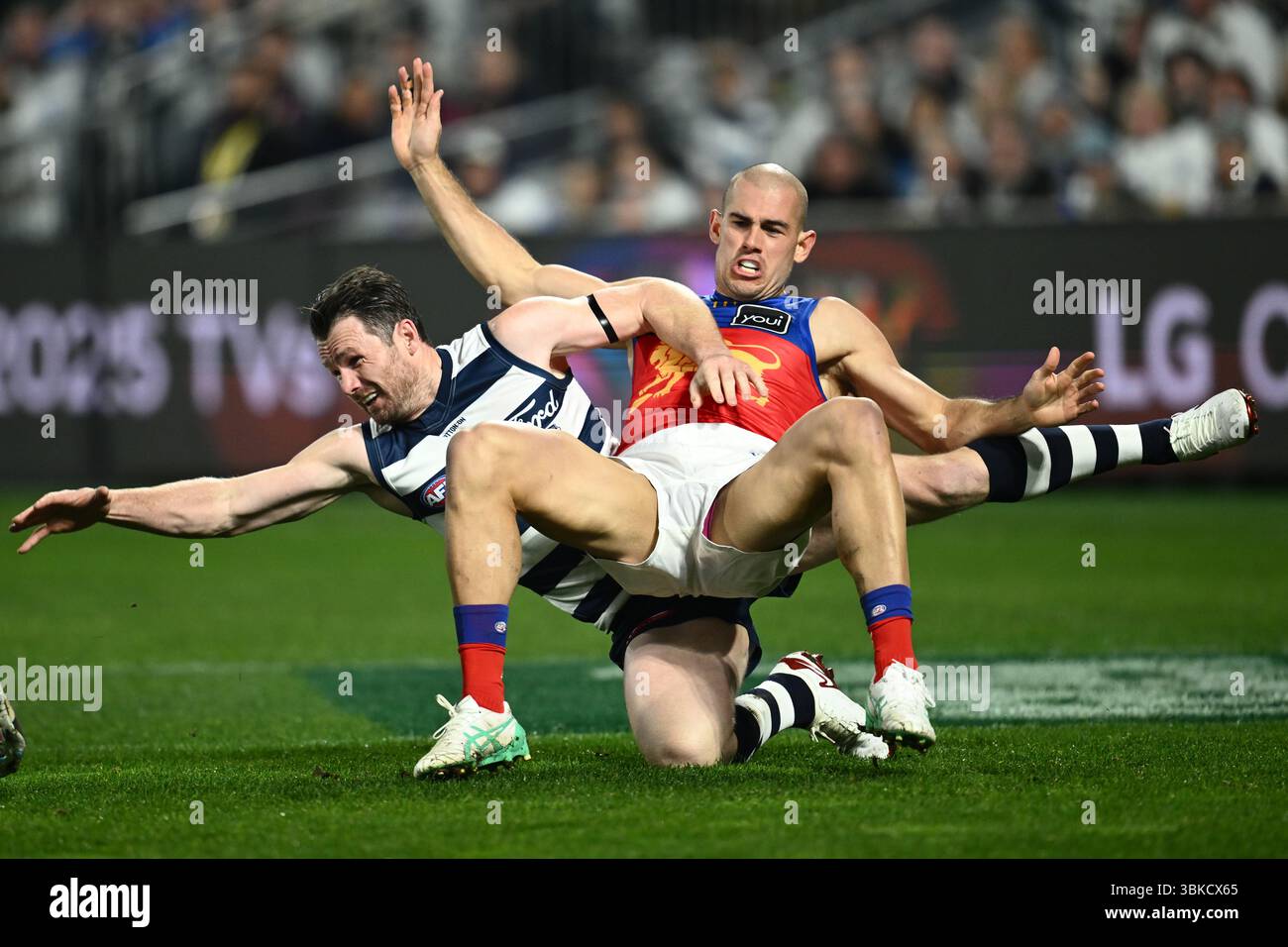 Geelong, Australia. 20th June, 2025. Brandon Starcevich of the Lions ...