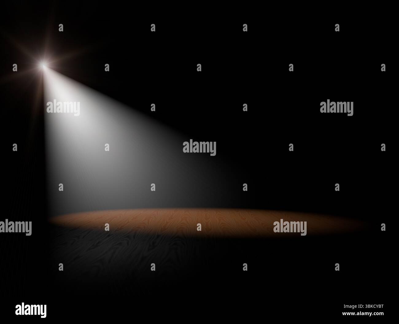 Dark stage with a spotlight Stock Photo - Alamy