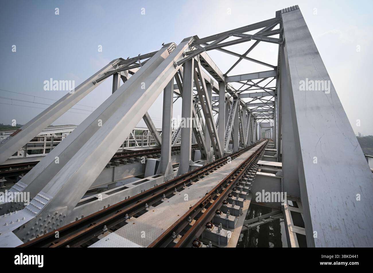 NEW DELHI, INDIA - JUNE 18: A view of newly constructed Railway Iron ...