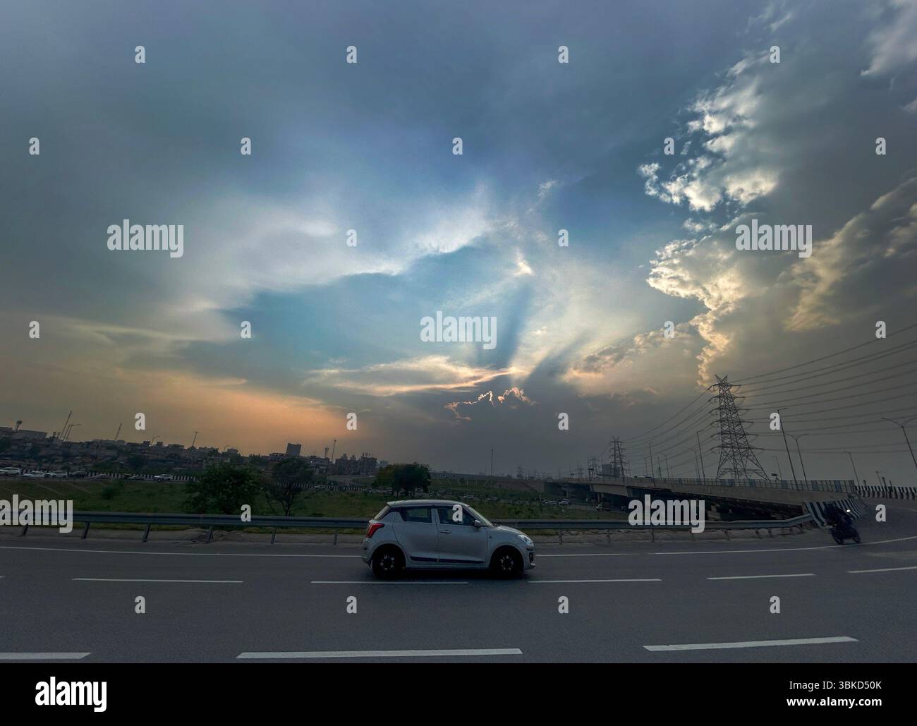 GURUGRAM, INDIA - JUNE 18: A scenic view of pre-monsoon clouds ...