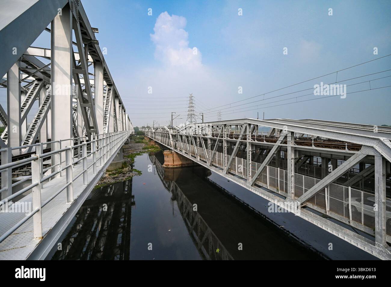 NEW DELHI, INDIA - JUNE 18: A view of newly constructed Railway Iron ...