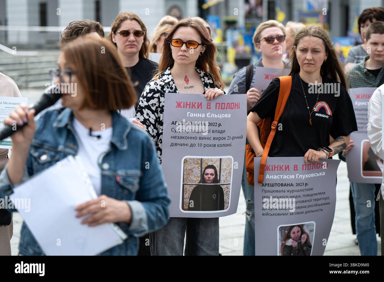Activists are gathered in Maidan Nezalezhnosti in support of Ukrainian ...
