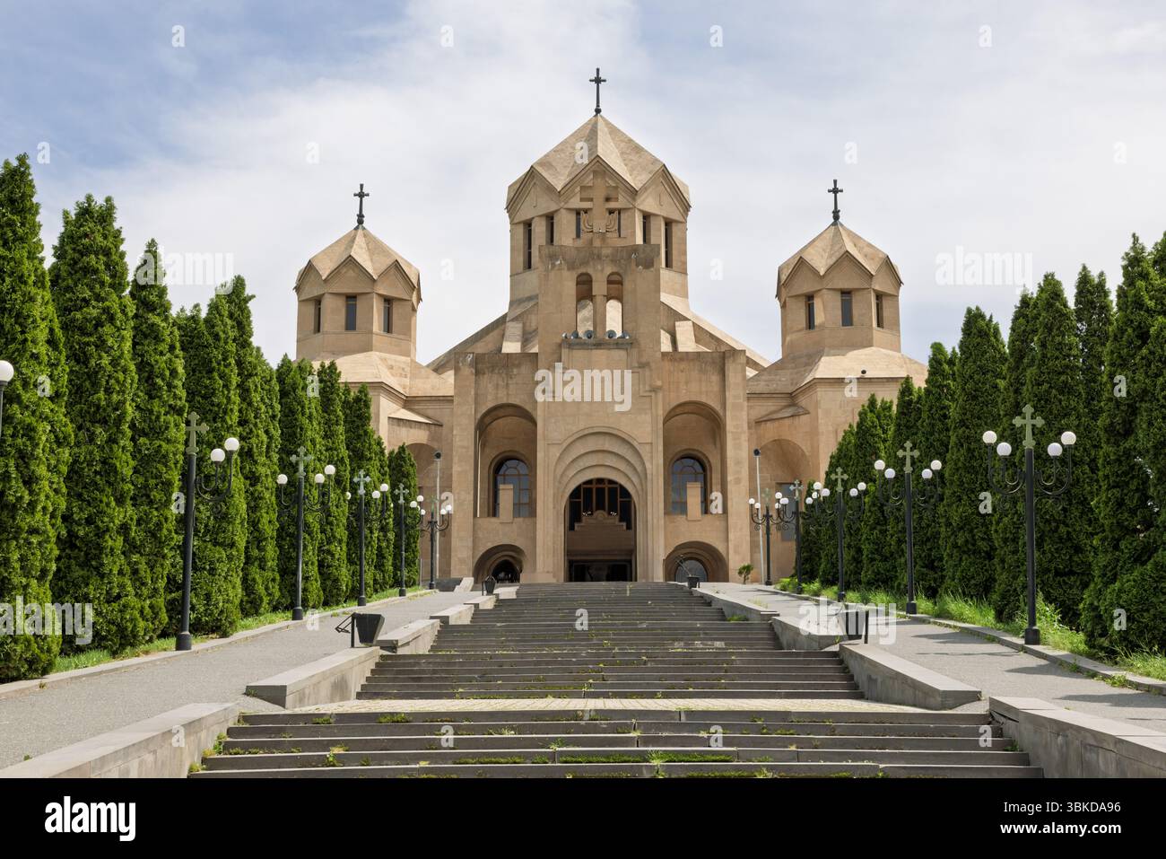 The Saint Gregory The Illuminator Cathedral stands majestically in Yerevan, a significant modern ...