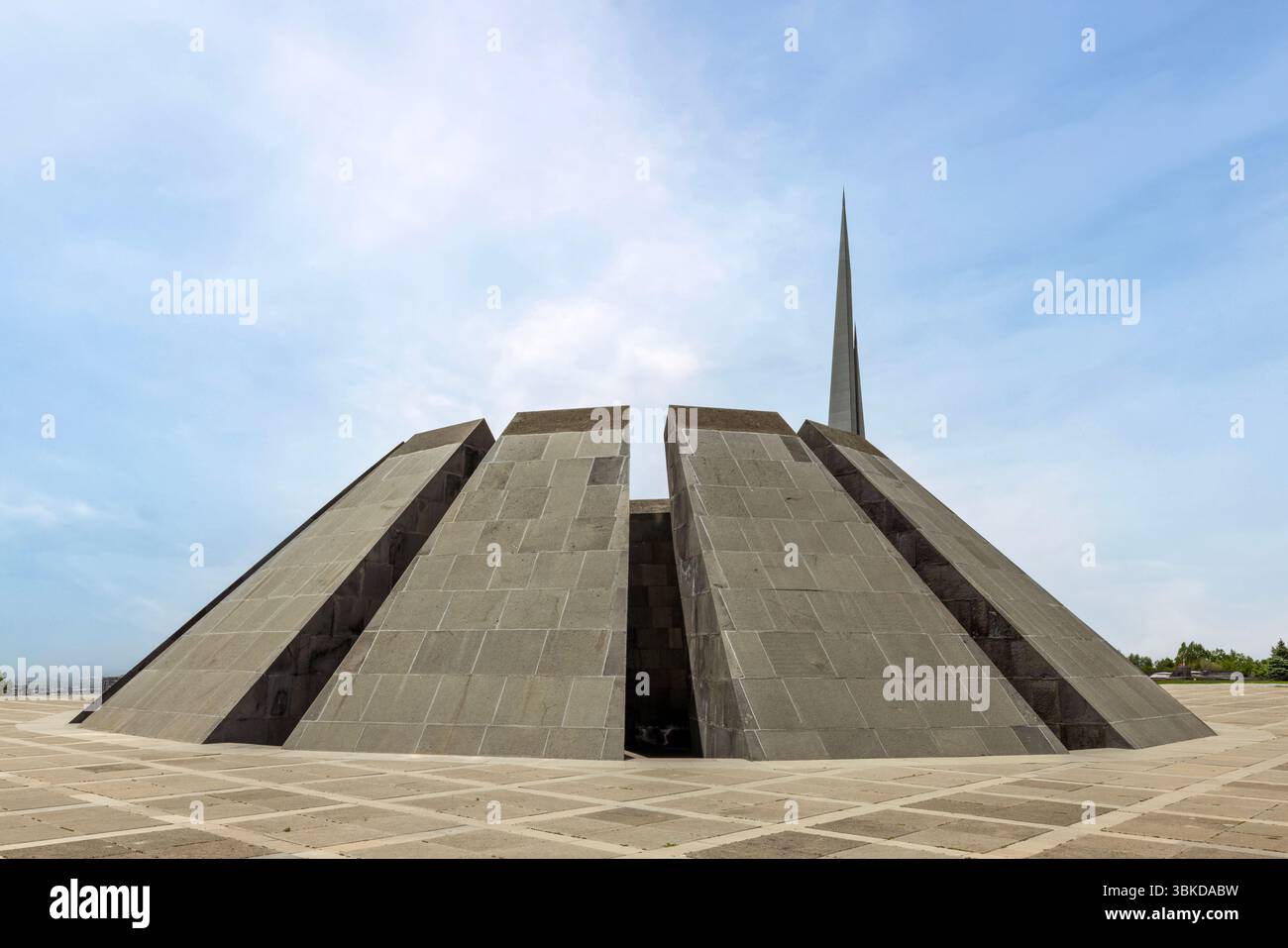 The Armenian Genocide Memorial Complex at Tsitsernakaberd stands as a ...