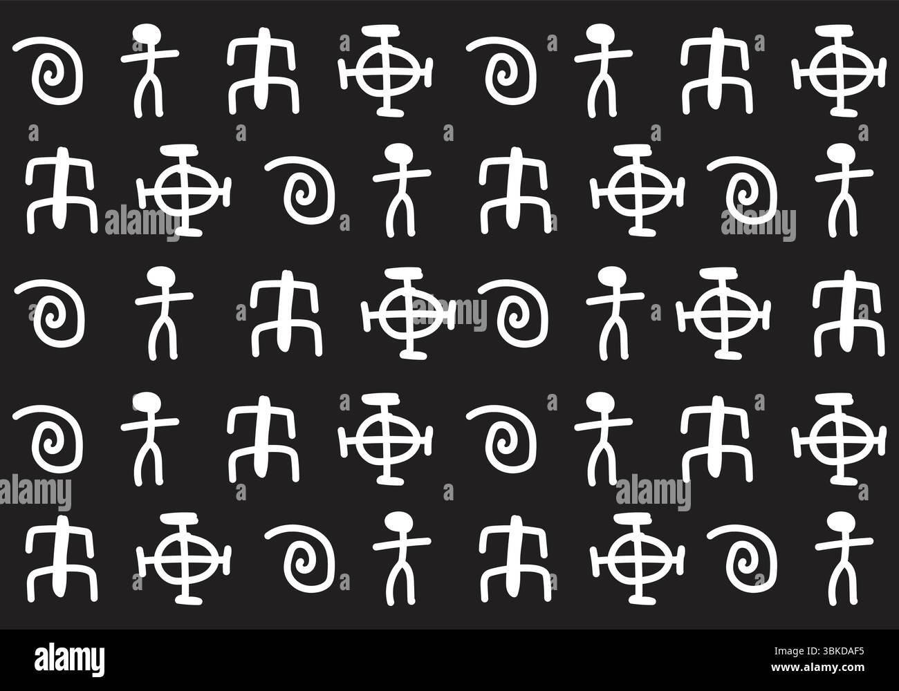 Motifs design Bogolan Stock Vector Image & Art - Alamy
