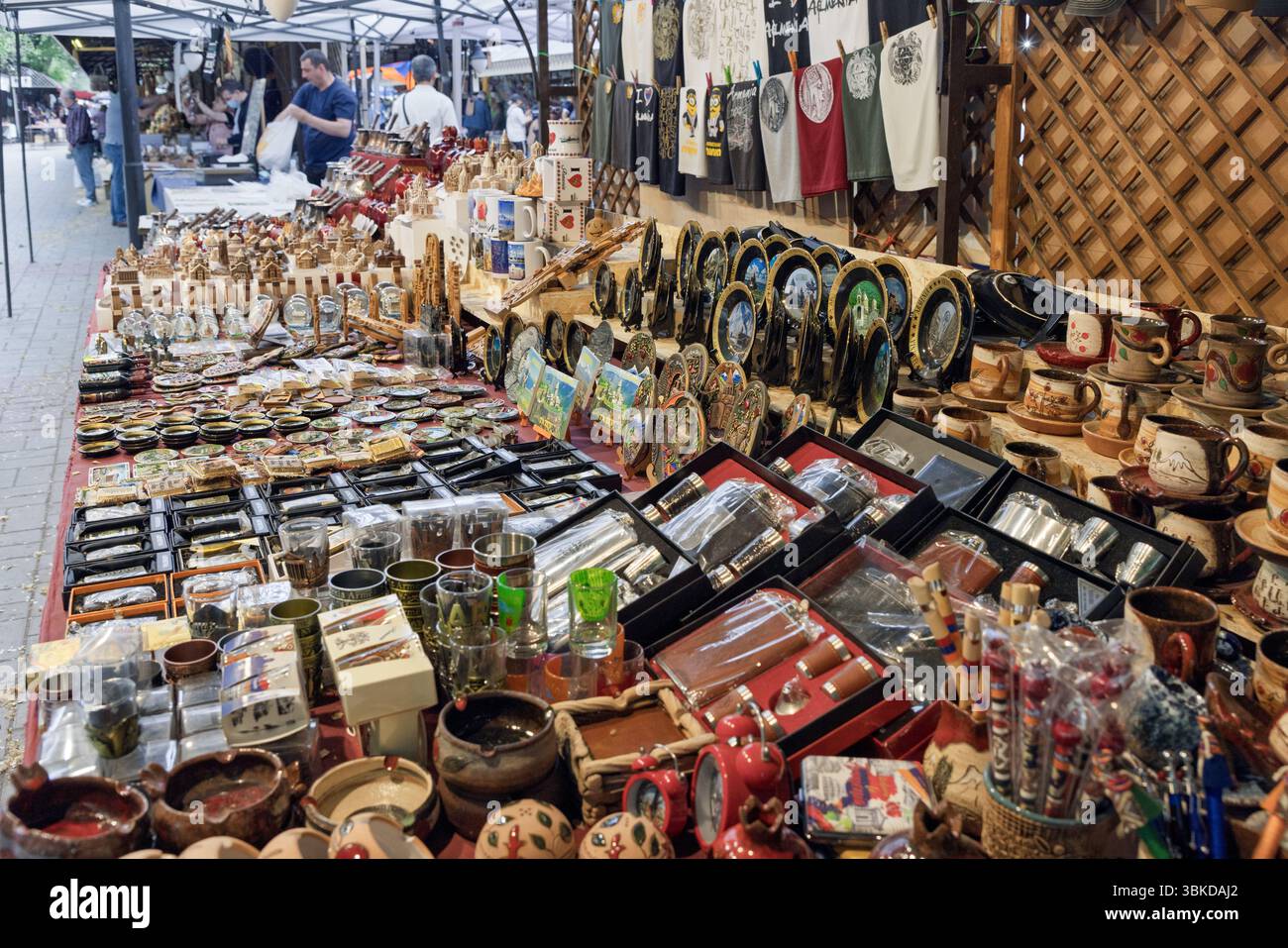 Yerevan's Vernissage Market is a bustling open-air bazaar offering an ...