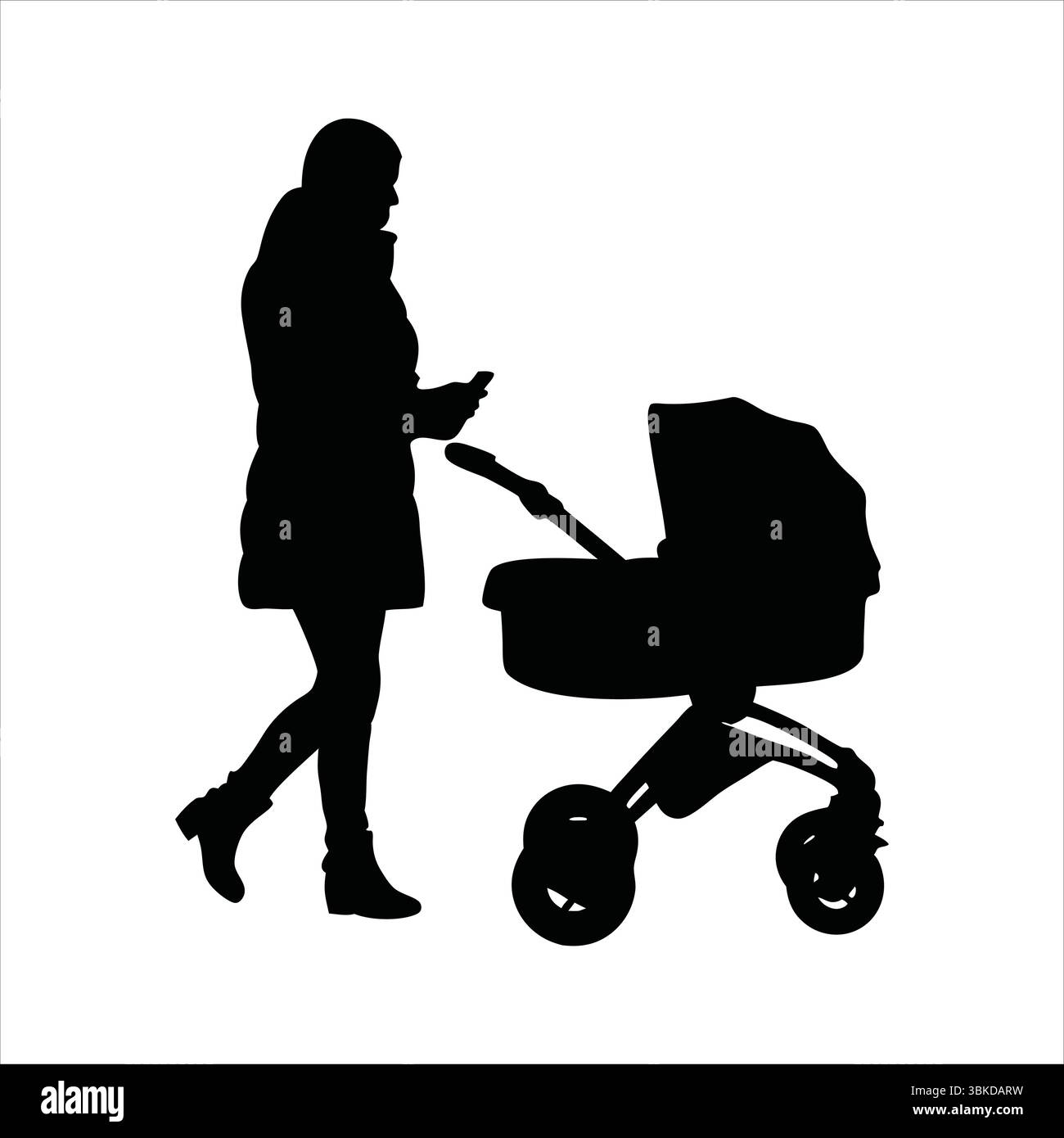 Female phone lifestyle Stock Vector Images - Alamy