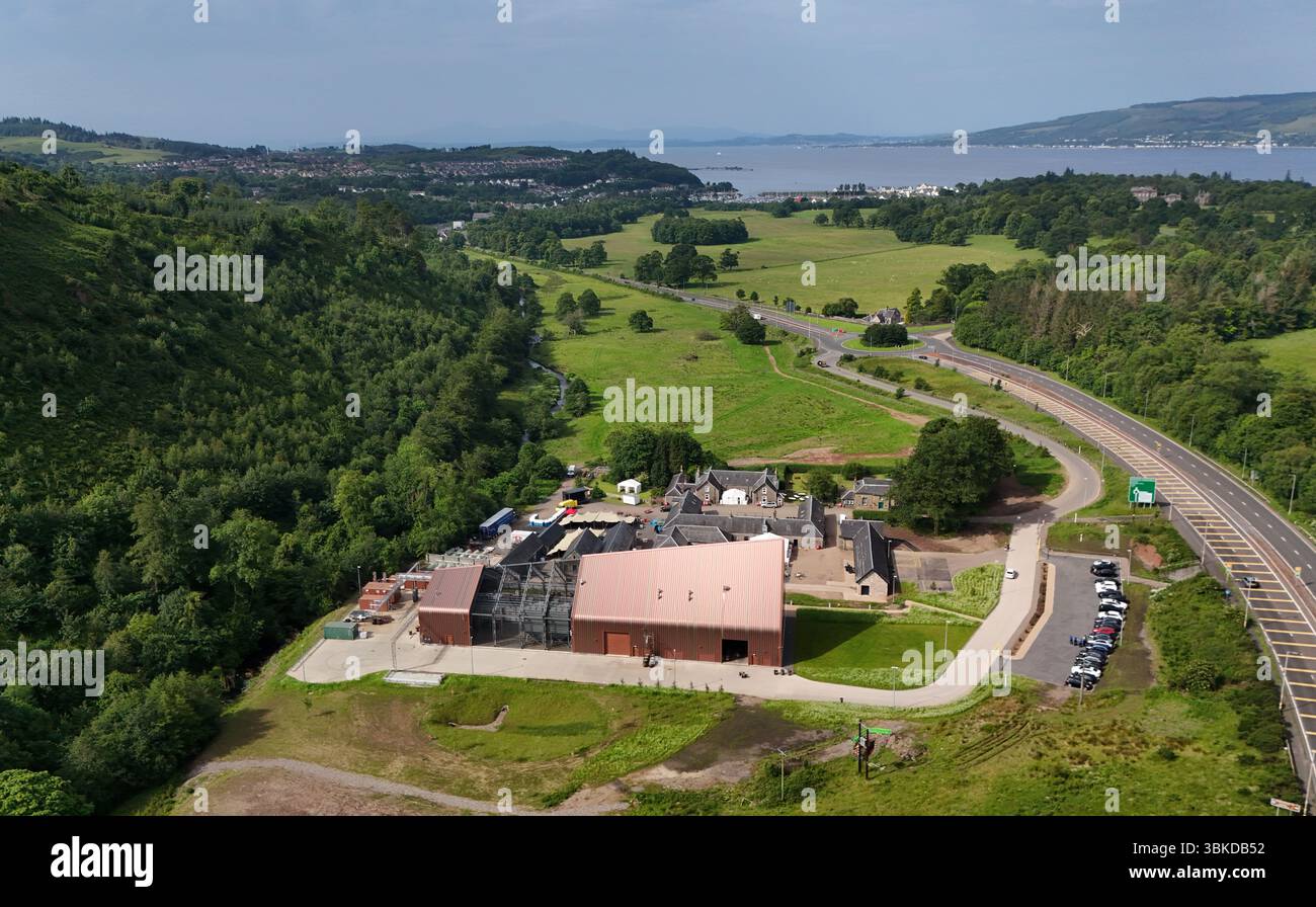 A general view of the new Ardgowan Distillery at Bankfoot Farm in ...