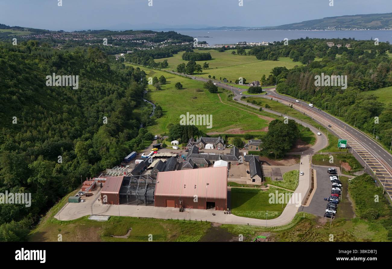 A general view of the new Ardgowan Distillery at Bankfoot Farm in ...