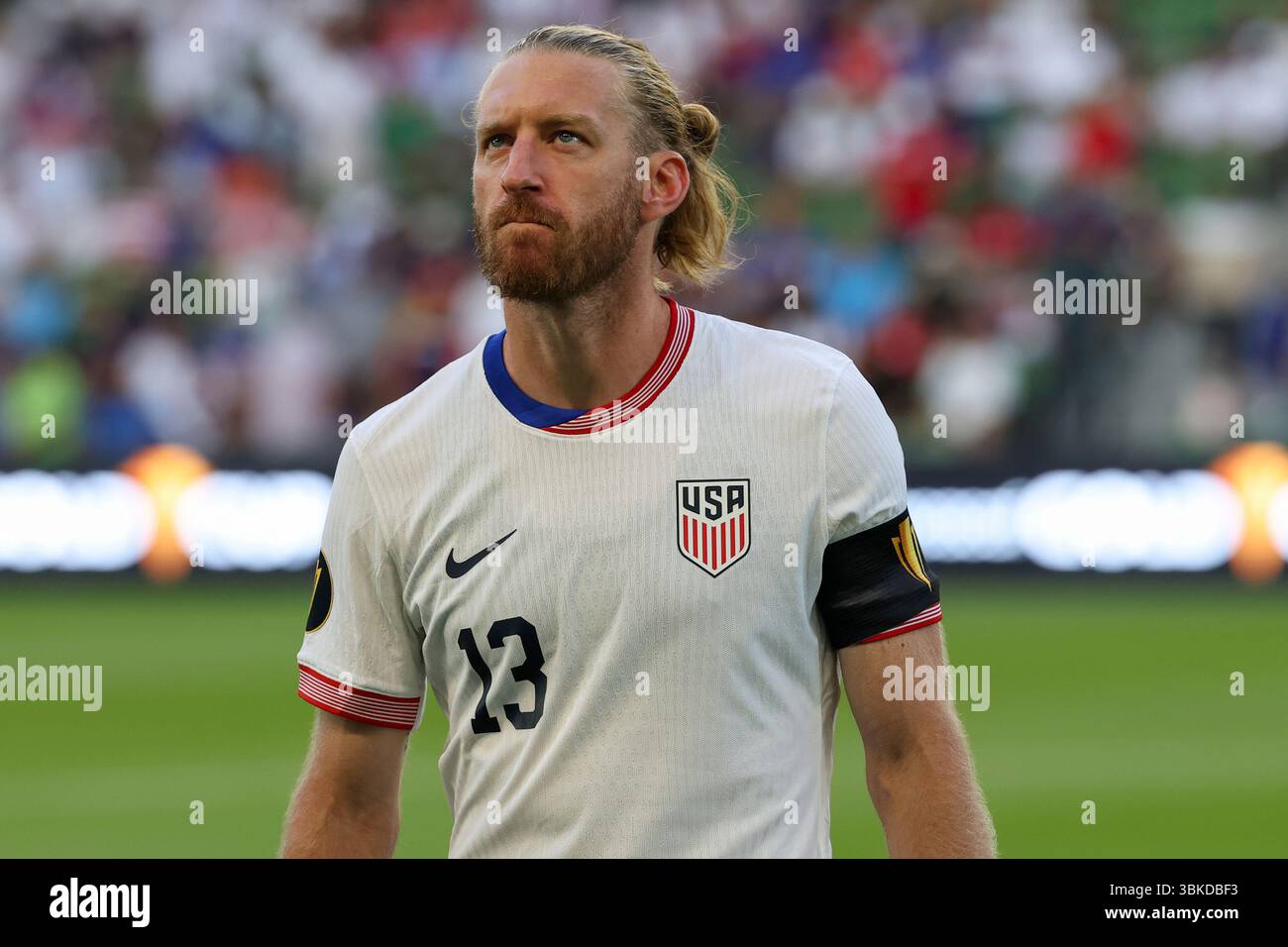 AUSTIN, TX - JUNE 19: United States defender Tim Ream (captain) (13) on ...