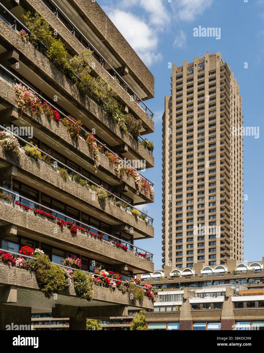 Barbican Estate, London, Brutalist architecture Stock Photo - Alamy