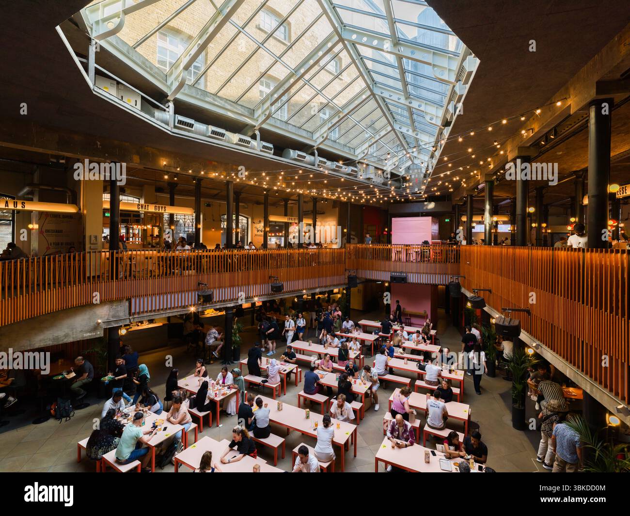Seven Dials Market, food court, Covent Garden, London Stock Photo - Alamy