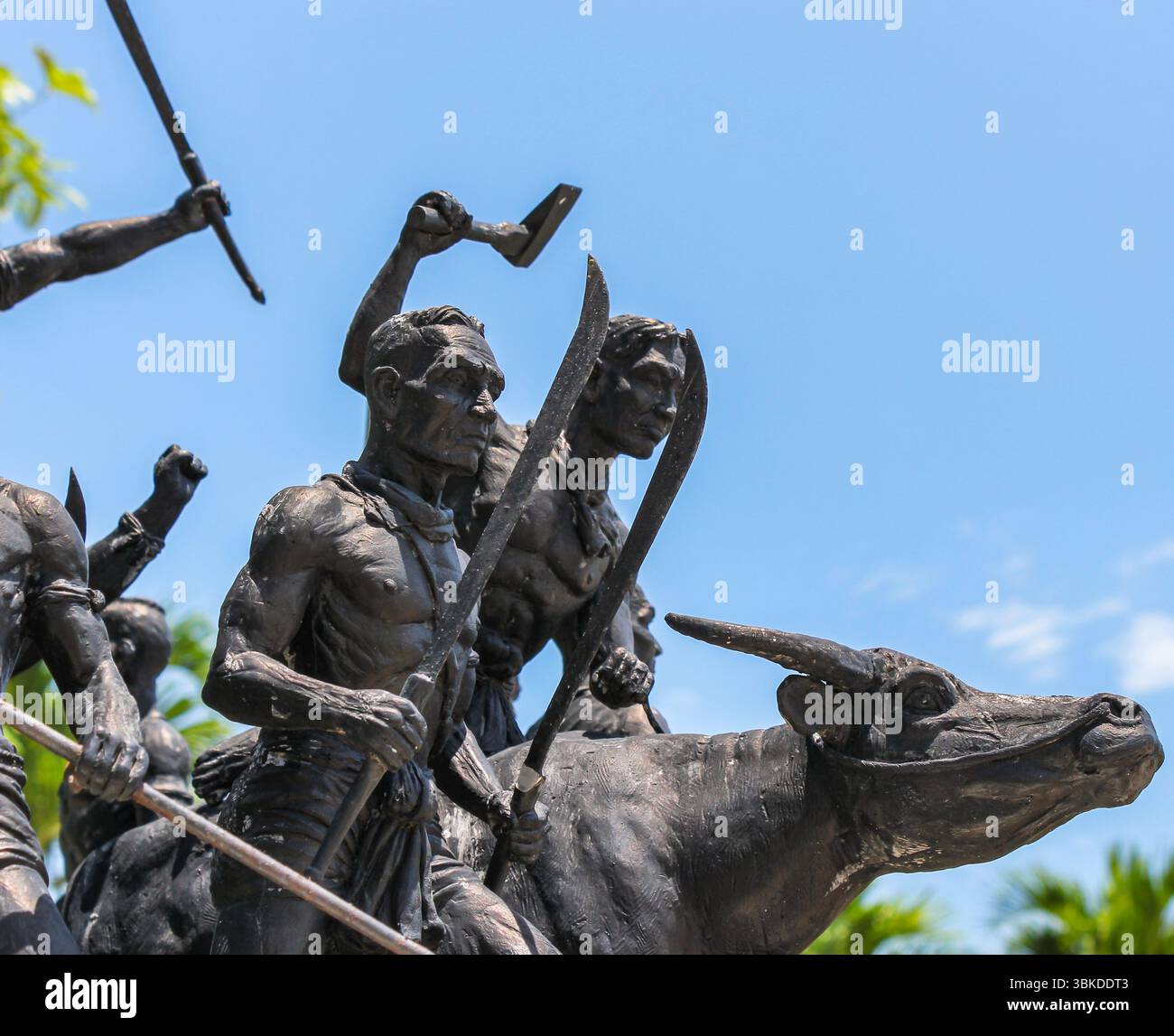 Historic Warrior Sculpture Stock Photo - Alamy