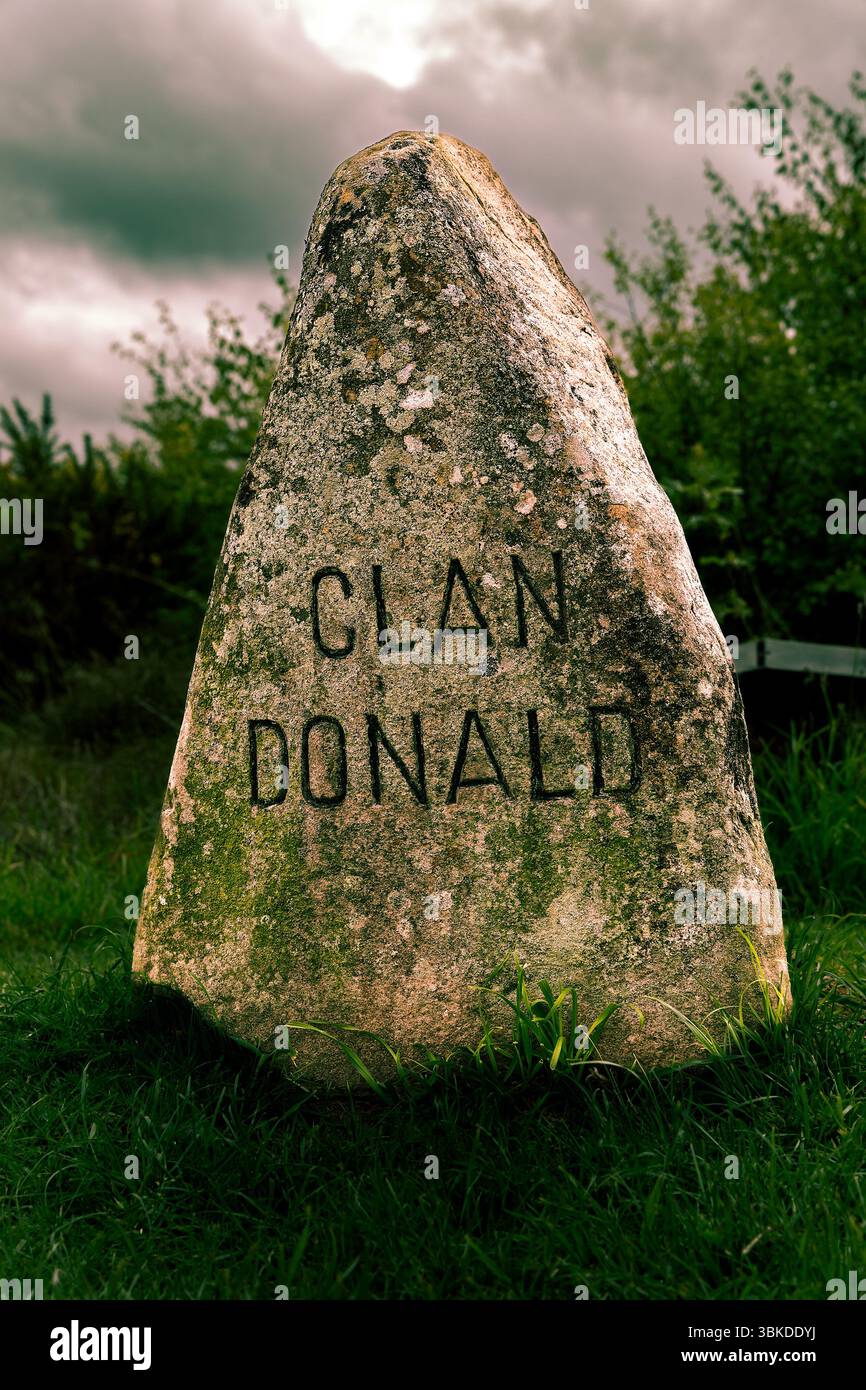 Ancient Clan Donald stone stands testament to Scottish heritage under a ...