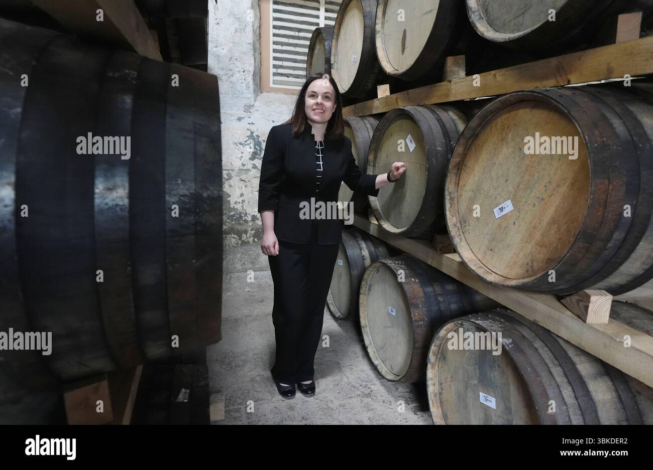 Deputy First Minister Kate Forbes during a tour of the new Ardgowan ...