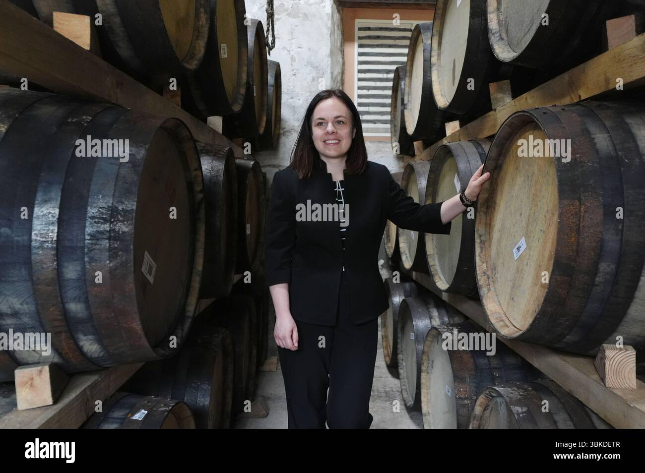 Deputy First Minister Kate Forbes during a tour of the new Ardgowan ...
