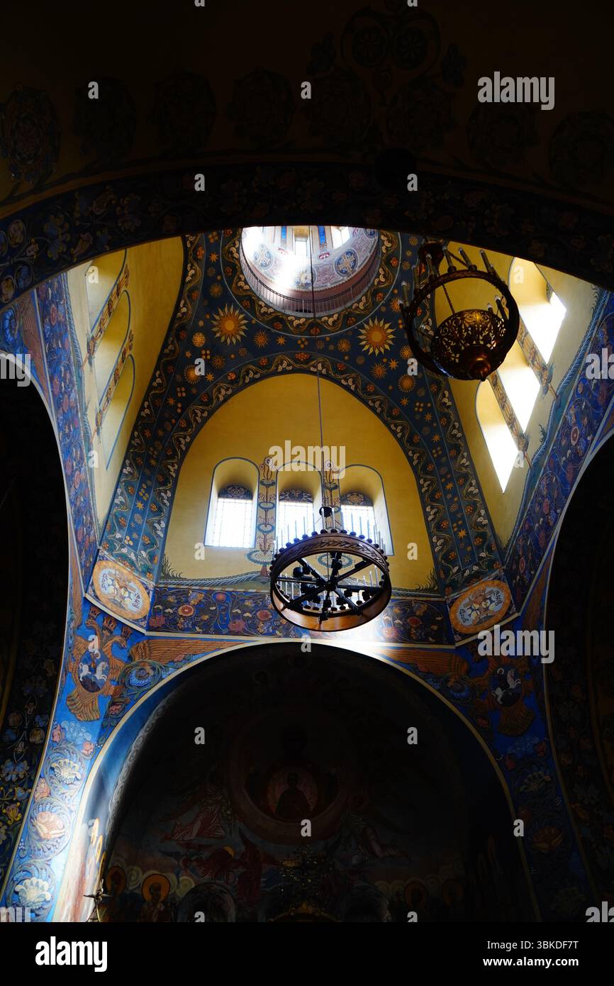 The Interior the St Nicholas Russian Orthodox Cathedral, Nice, France ...
