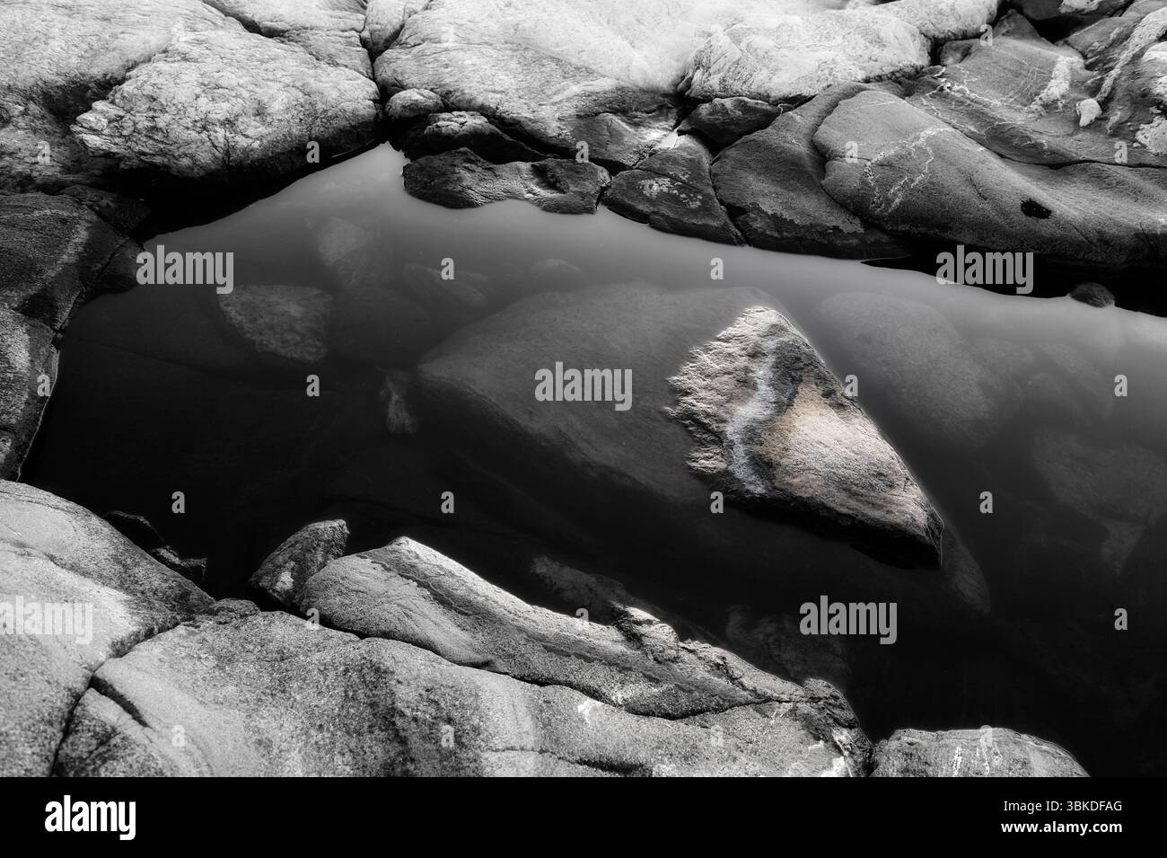 Unique coastal rock formations thrive near Sweden's shoreline. Tidal ...