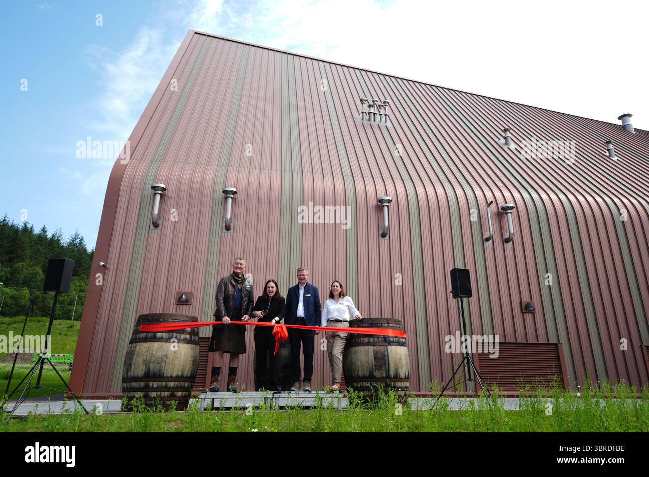 Deputy First Minister Kate Forbes alongside Martin McAdam(L),Founder ...