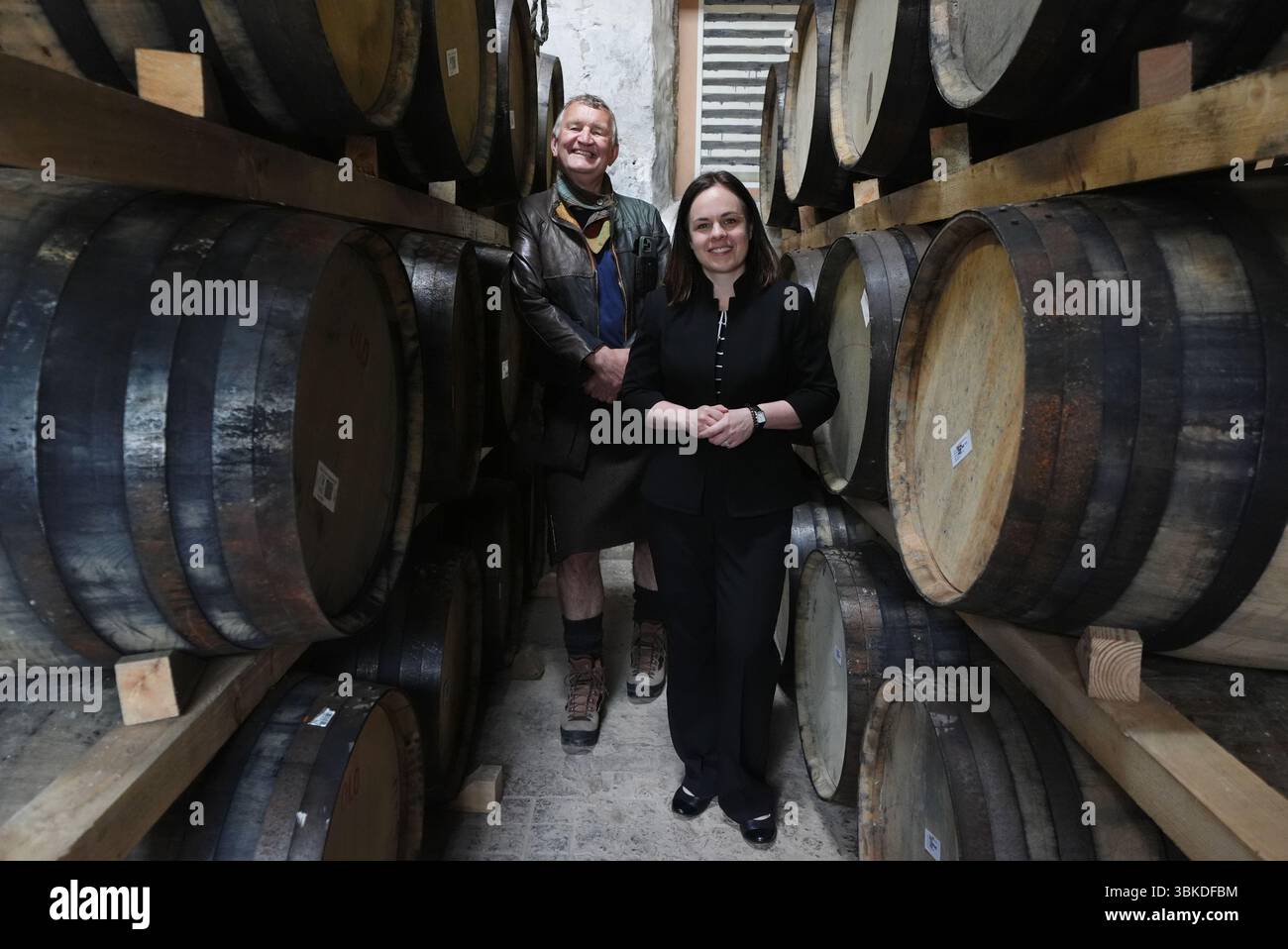 Deputy First Minister Kate Forbes alongside Martin McAdam(L),Founder ...