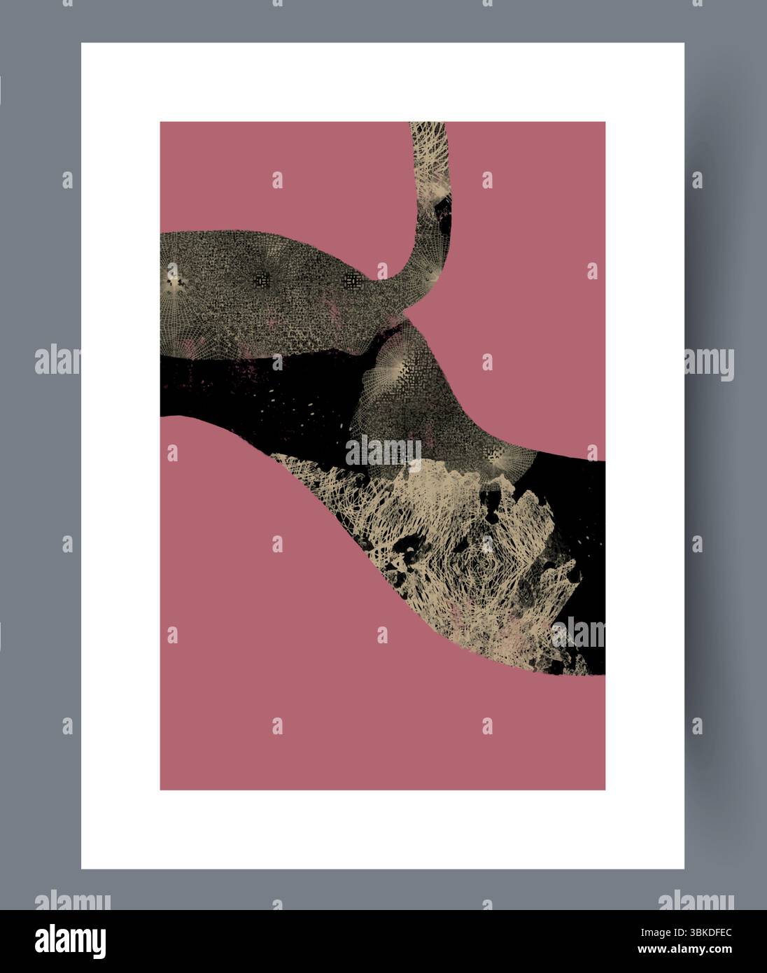 Abstract Art featuring Elegant Shapes, Textures, and Creative ...