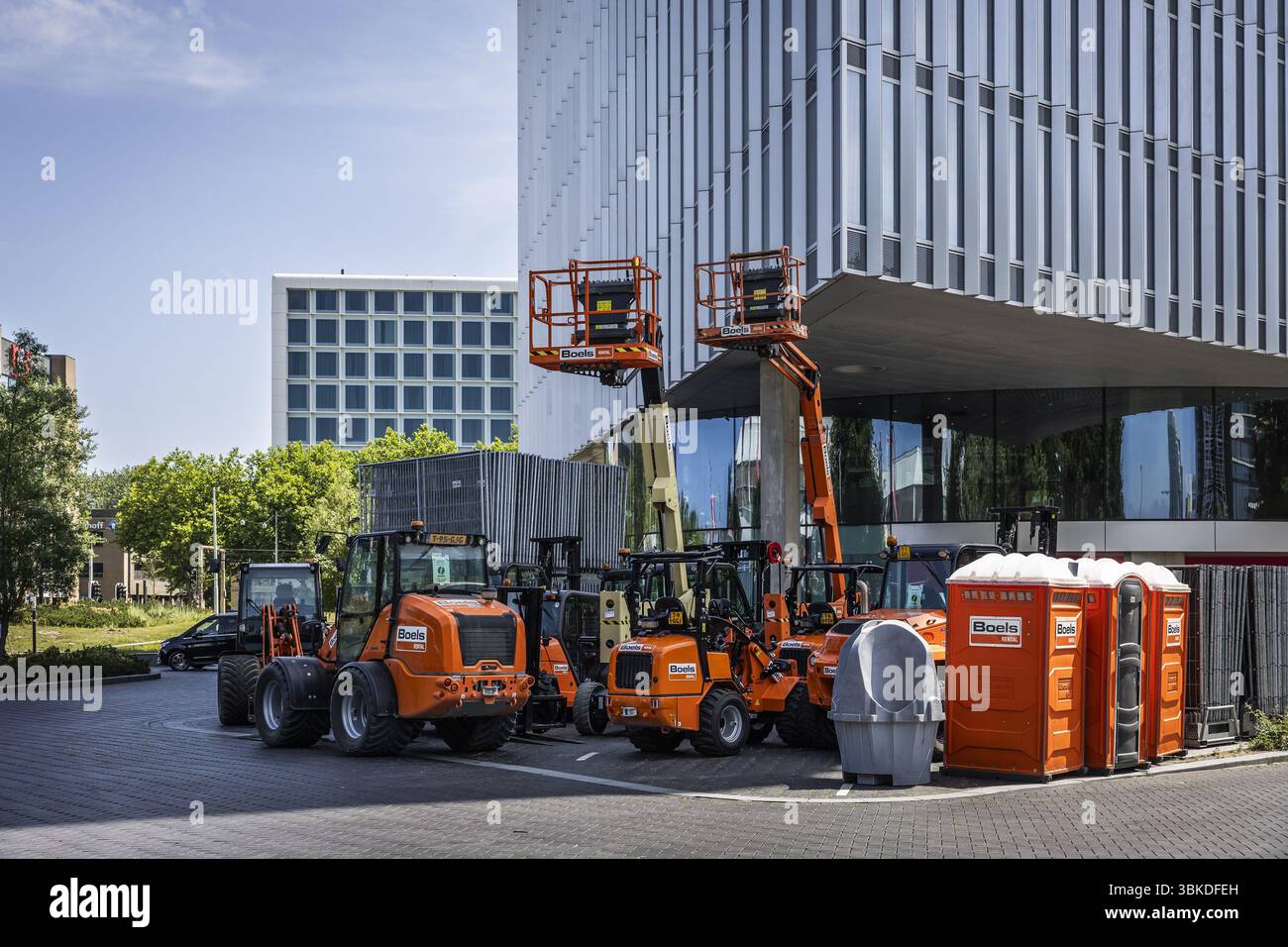 AMSTERDAM - Preparations at the Ring A10 where the city of Amsterdam ...