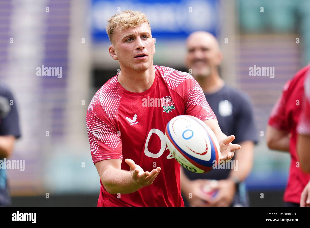 England's Jack Kenningham during a training session at Allianz Stadium ...