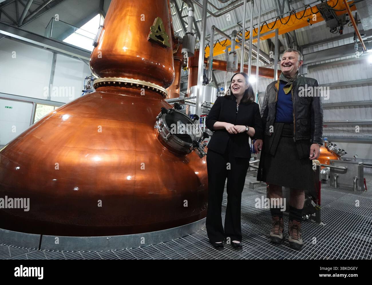 Deputy First Minister Kate Forbes alongside Martin McAdam, Founder ...