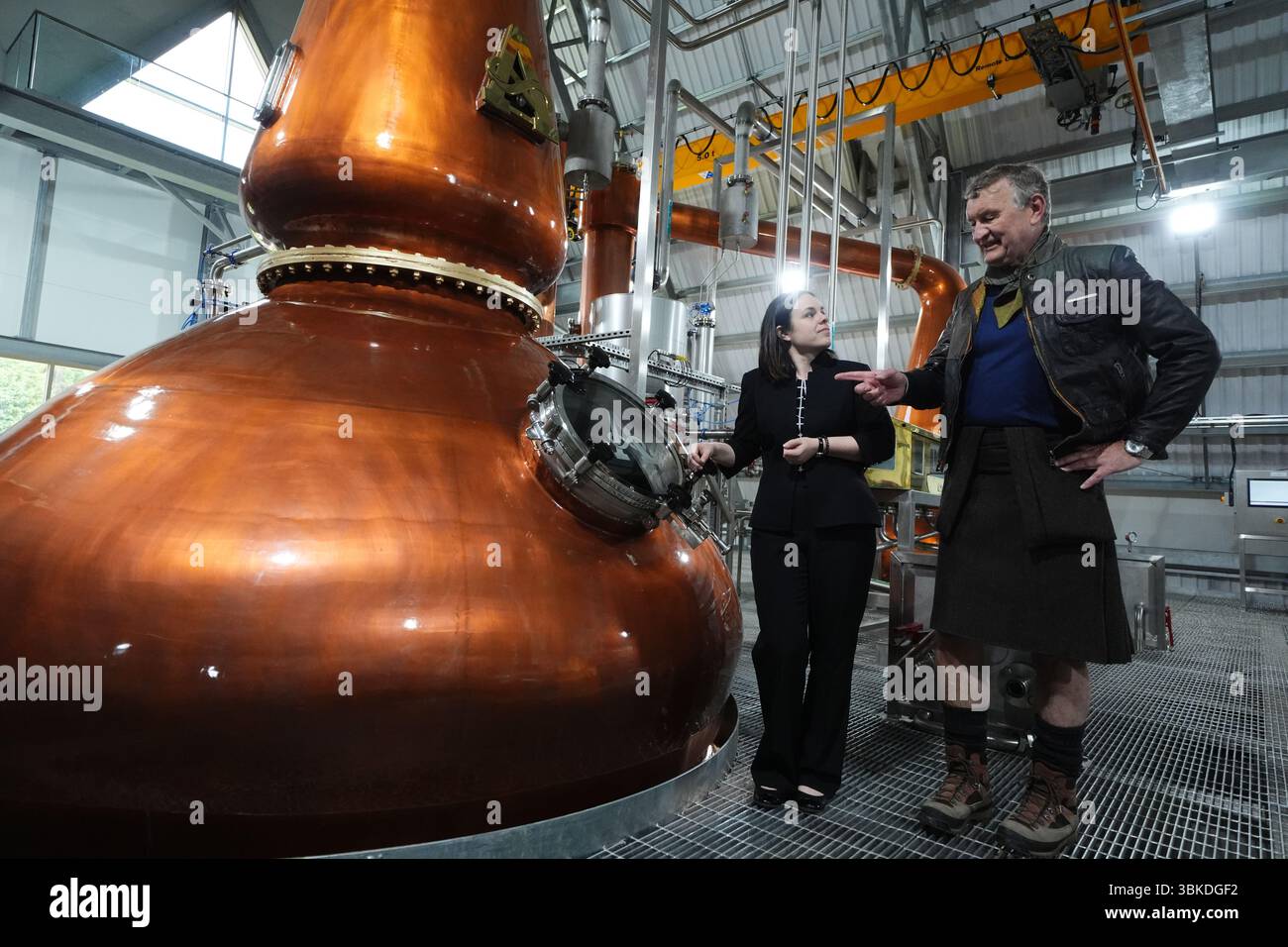 Deputy First Minister Kate Forbes alongside Martin McAdam, Founder ...